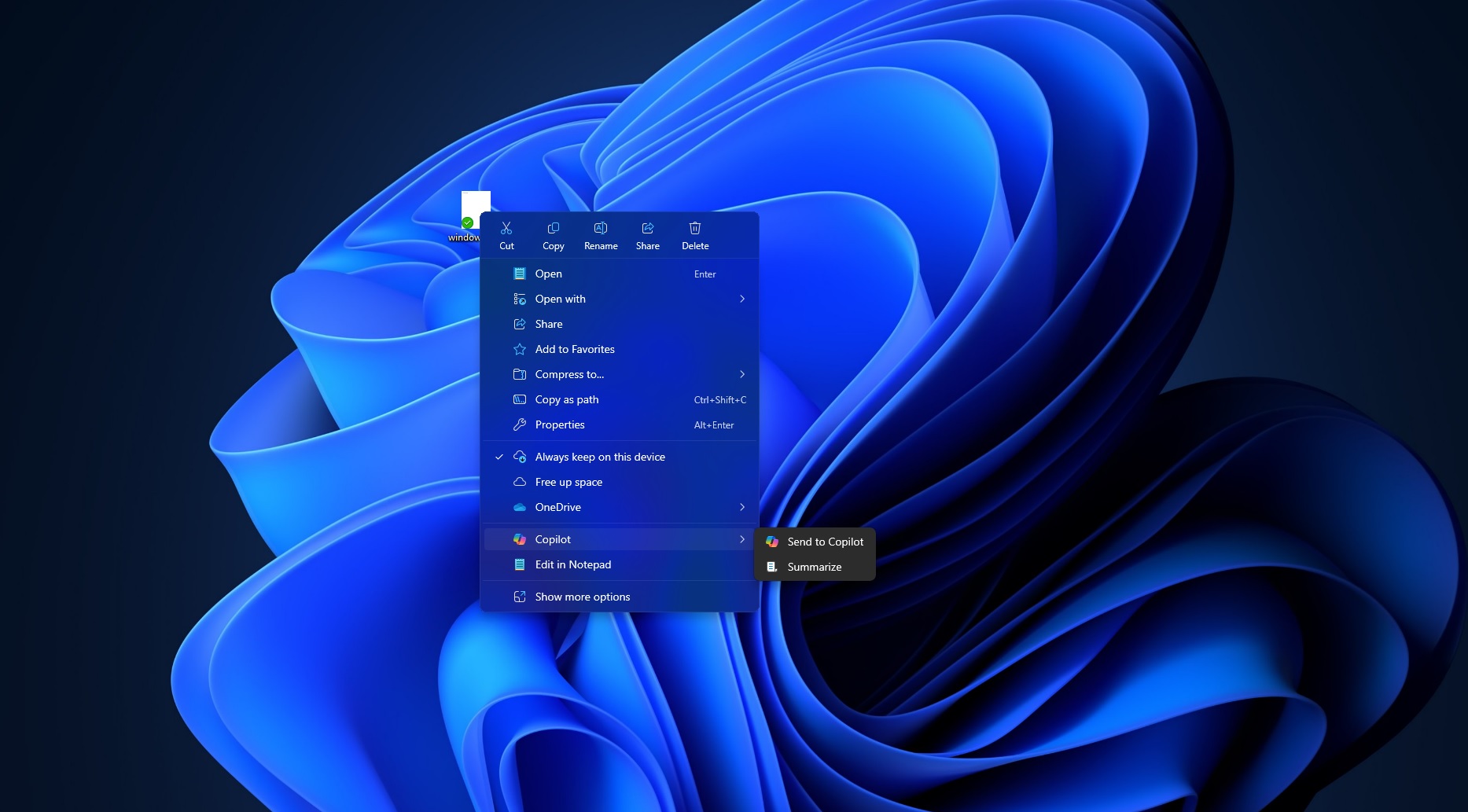 Microsoft está integrando Copilot en el menú contextual del Explorador ...