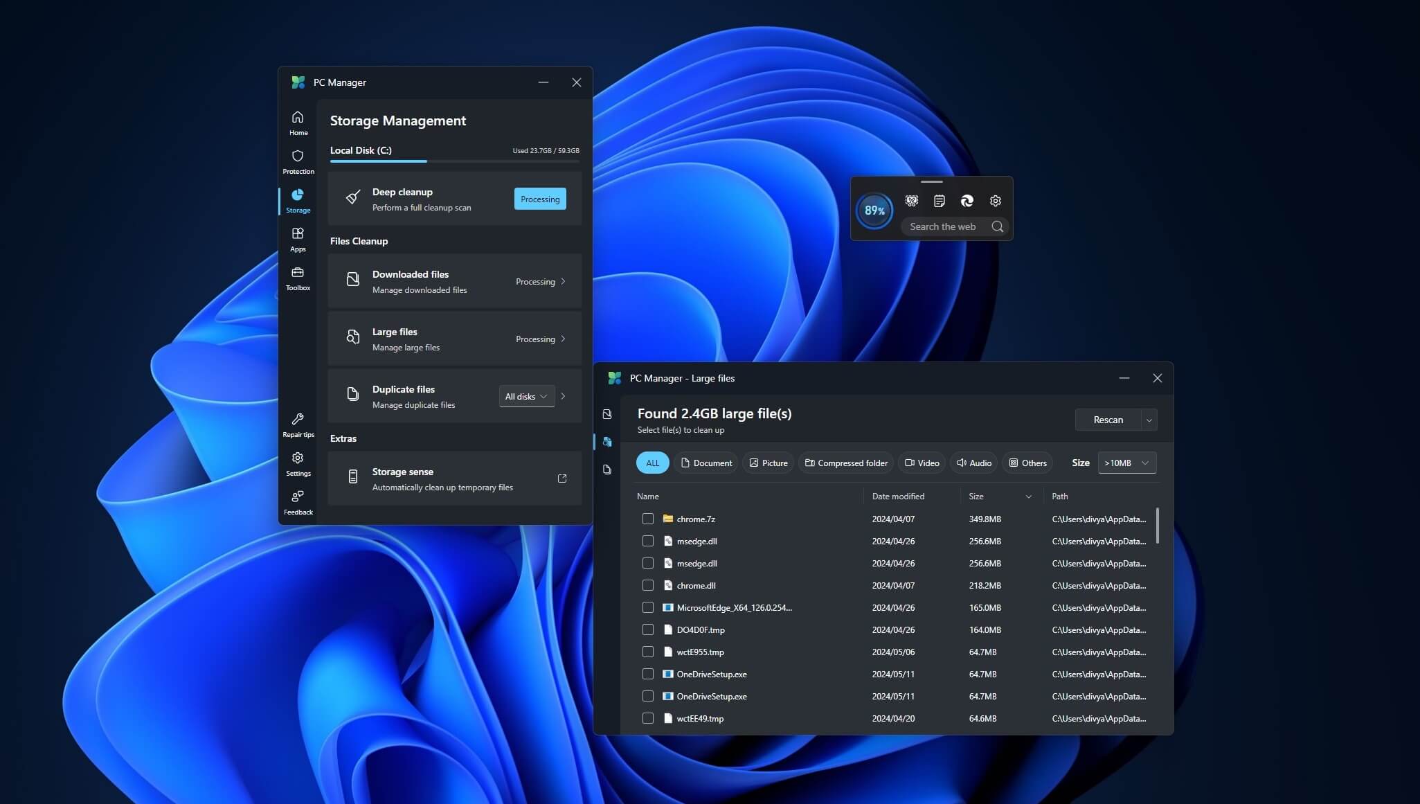 Windows 11 Performance Booster Microsoft PC Manager agrega nuevas funciones
