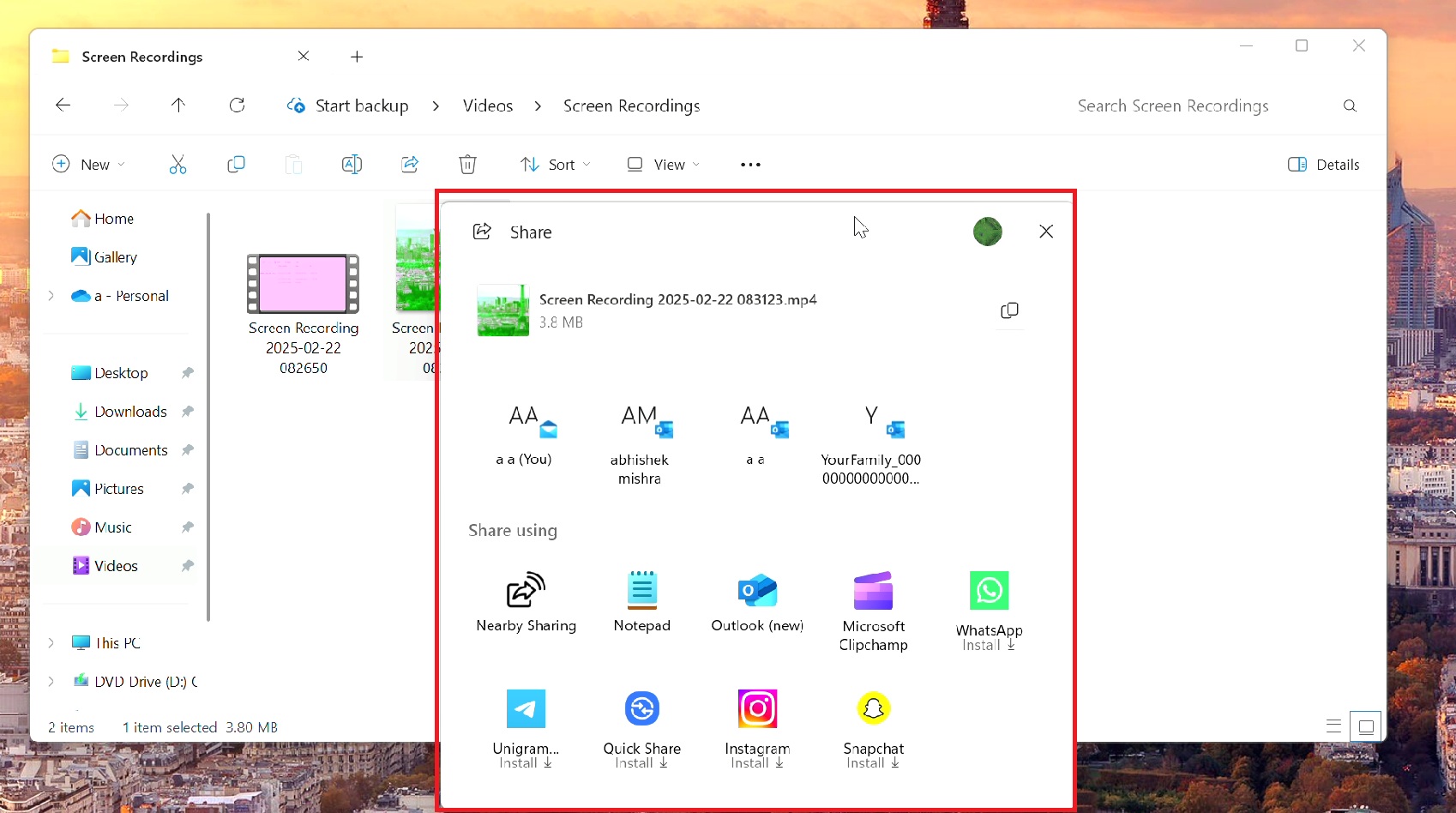 Microsoft confirma la nueva función de intercambio de archivos de escritorio de Windows 11 en ...