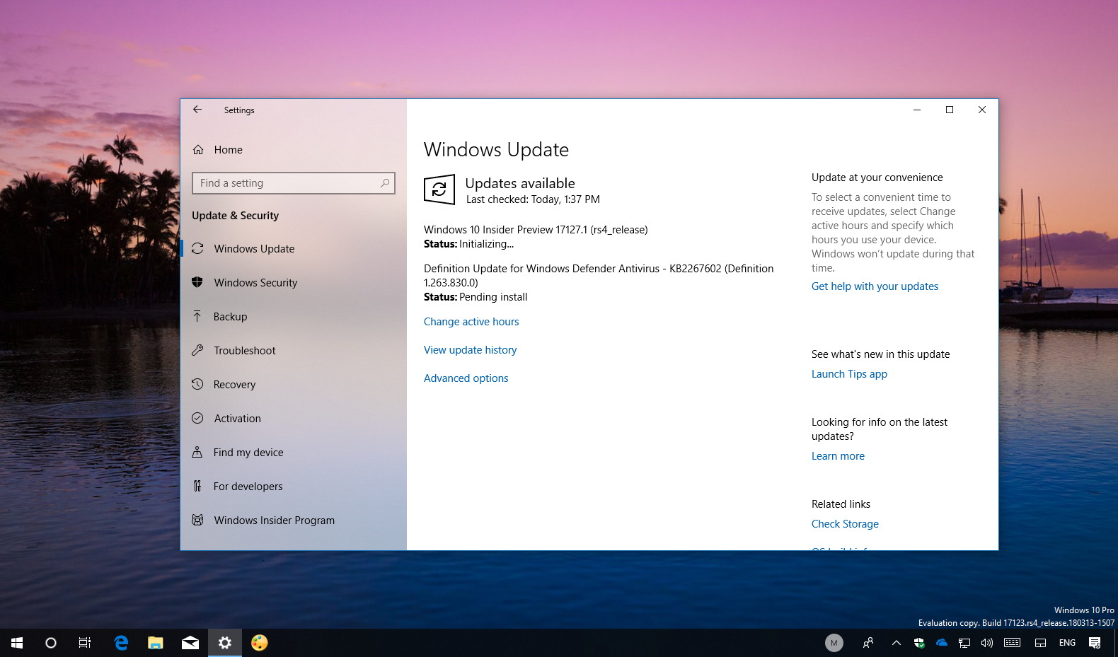 Windows 10 Build 17127 que conduce a los lanzamientos de actualización ...