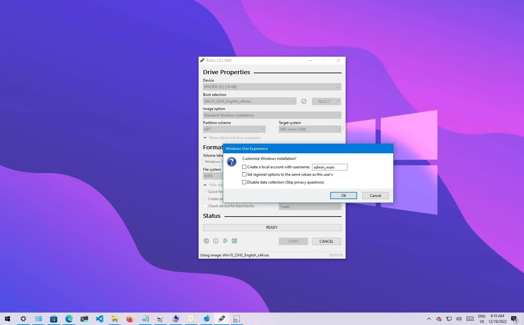 Cómo descargar ISO de Windows 10 en una unidad USB con Rufus - Mundo Geek