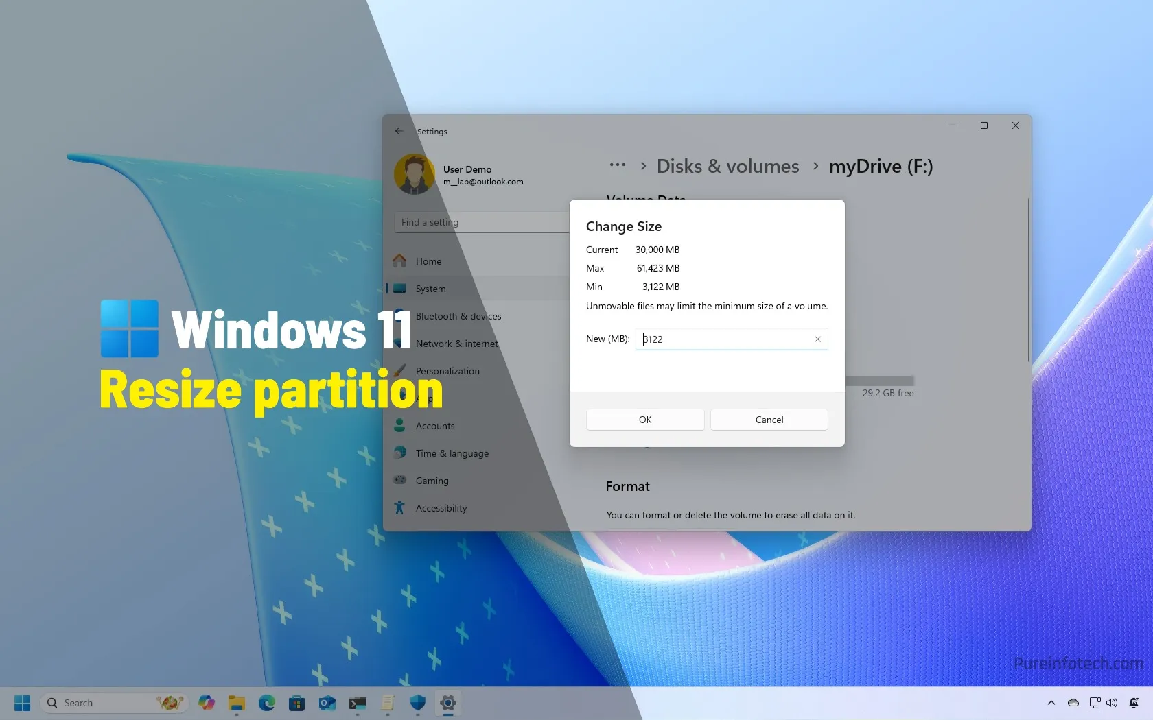 Cómo cambiar el tamaño de la partición en Windows 11 - Mundo Geek