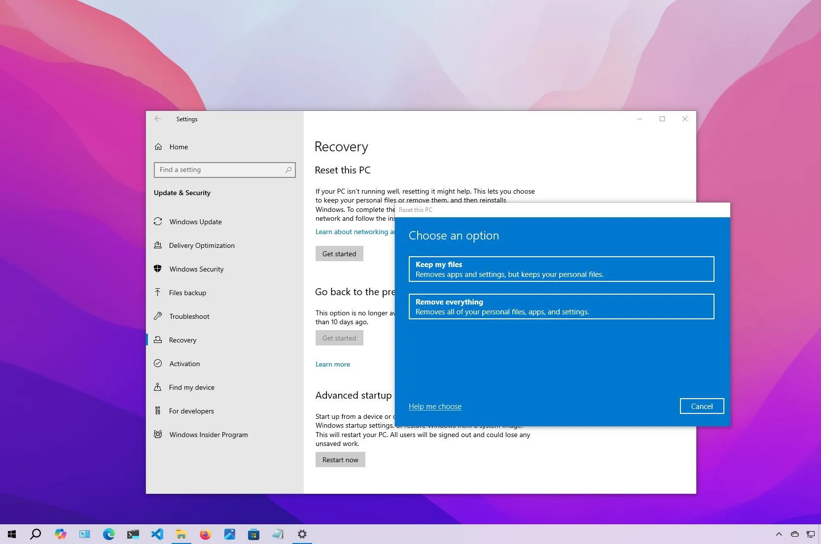 Cómo restablecer Windows 10 guardando archivos - Mundo Geek