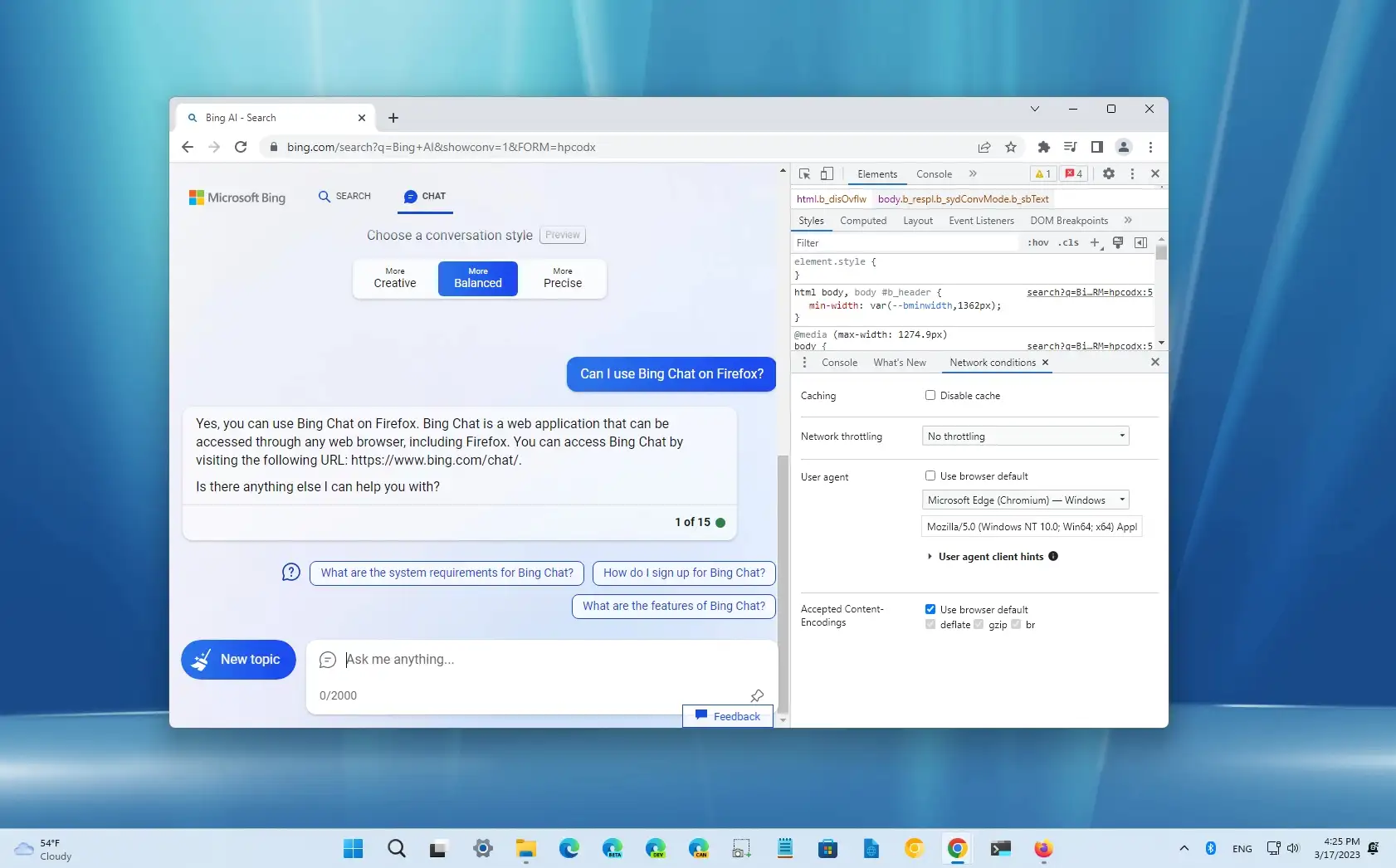 Cómo acceder a Bing Chat Ai en Chrome o Firefox - Mundo Geek