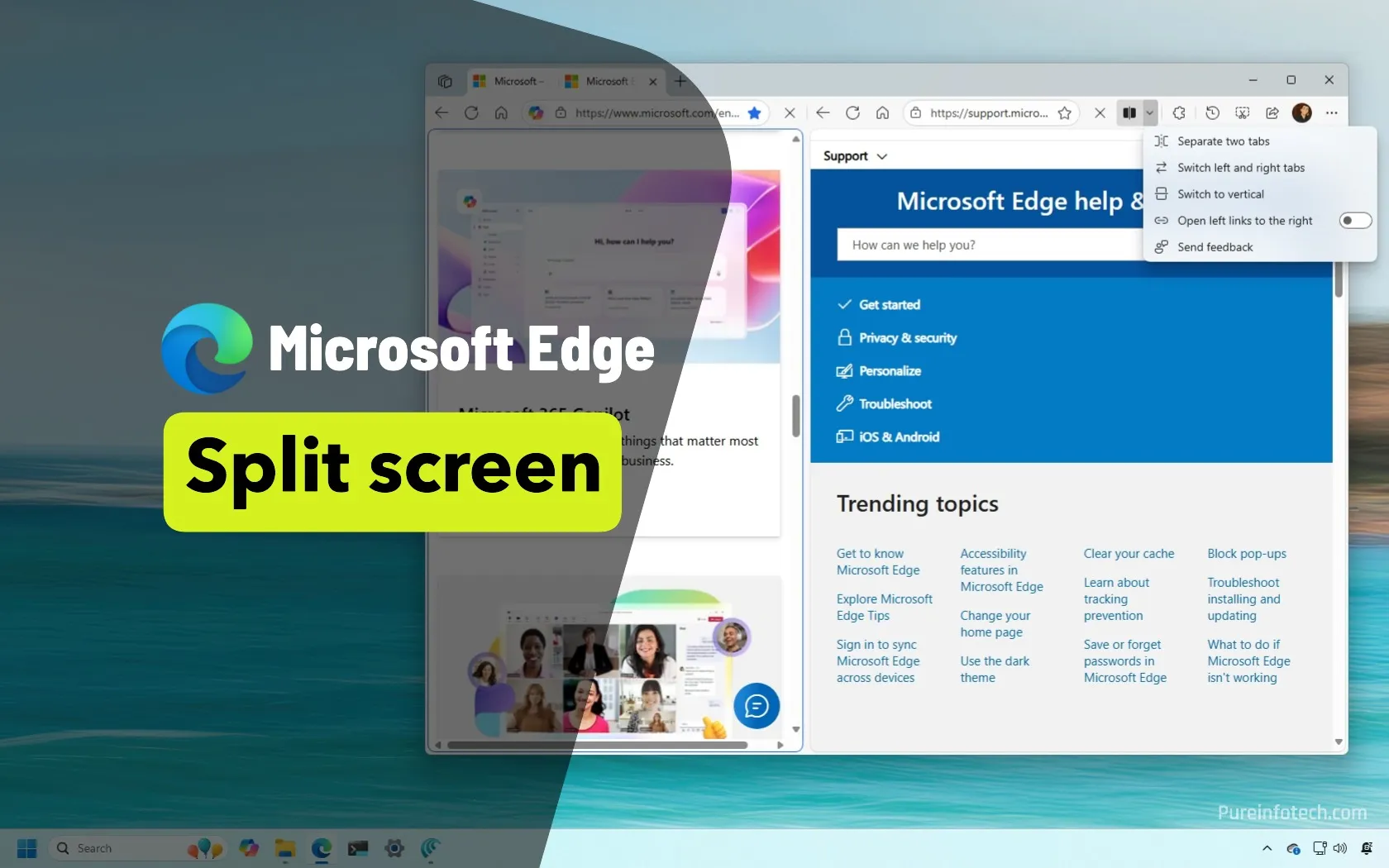 Cómo habilitar la pantalla dividida en Microsoft Edge - Mundo Geek