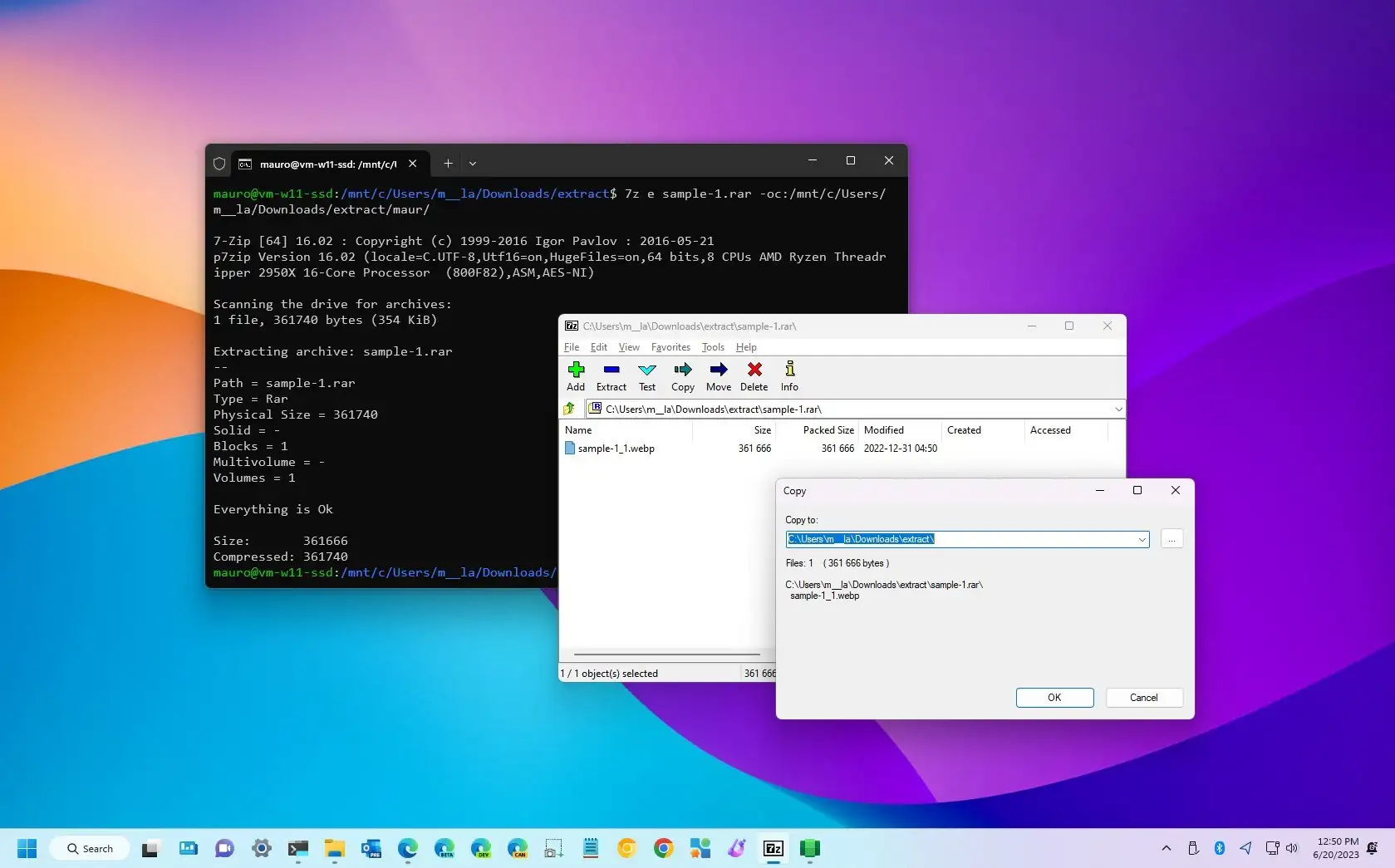 Cómo extraer archivos RAR, 7z, GZ en Windows 11 - Mundo Geek