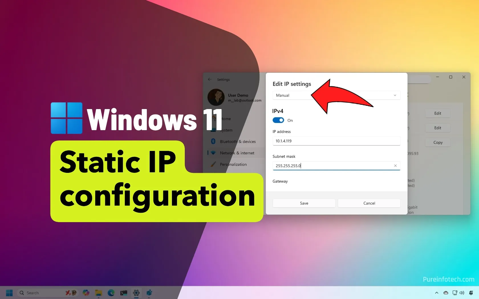 Cómo configurar una dirección IP estática en Windows 11 - Mundo Geek