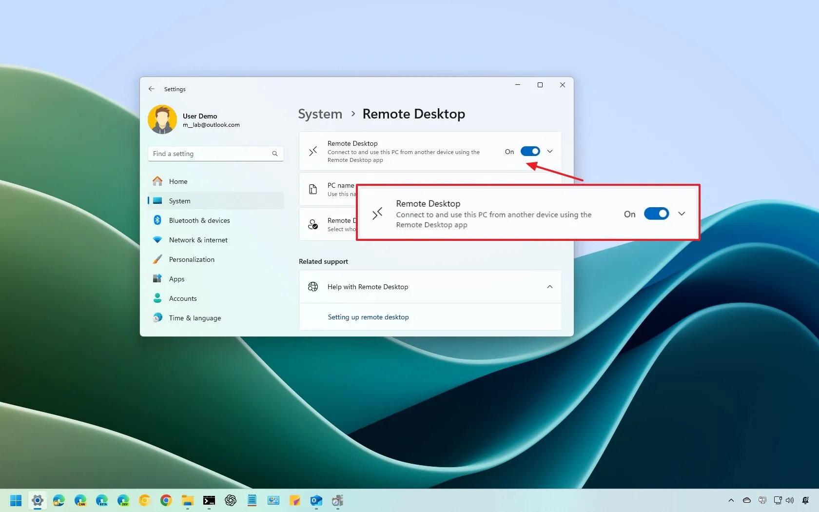 Cómo habilitar el escritorio remoto en Windows 11 - Mundo Geek