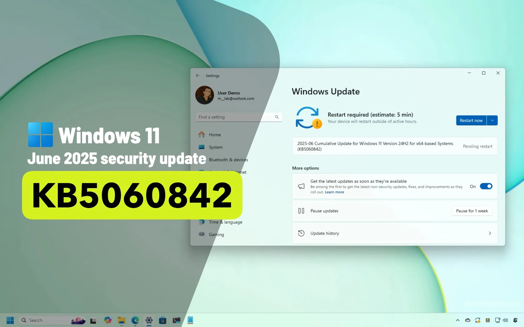 Build 26100.4343 (KB5060842) para Windows 11 cae como la actualización ...