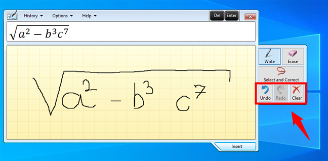 Cómo utilizar el Panel de entrada matemática de Windows 10 para ...