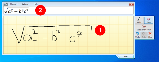 Cómo utilizar el Panel de entrada matemática de Windows 10 para ...