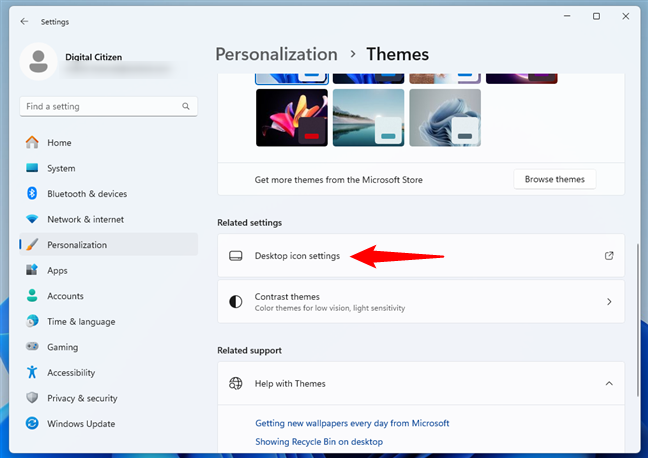 Cómo agregar o eliminar íconos del escritorio (atajos) en Windows 11 ...