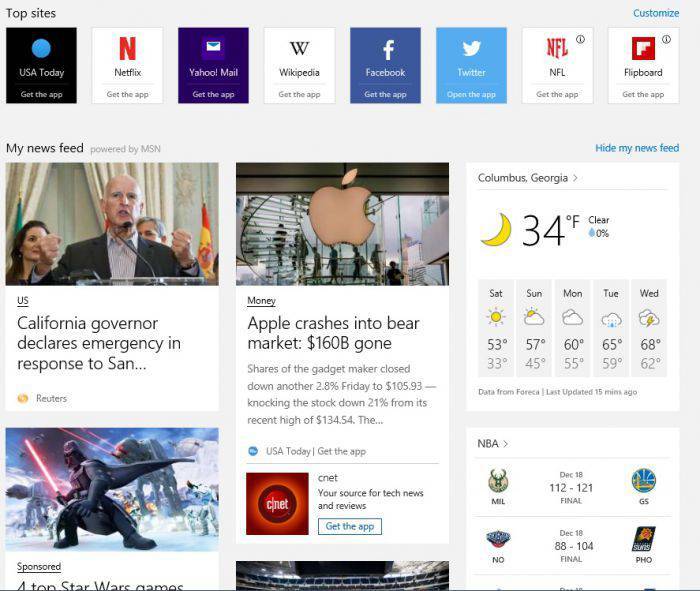 Funciones útiles de Microsoft Edge que no están disponibles en otros navegadores