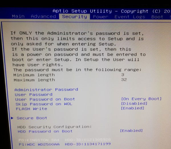 Cómo proteger con contraseña sus discos duros desde BIOS/UEFI - Mundo Geek