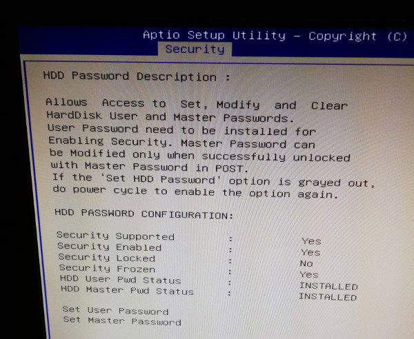 Cómo proteger con contraseña sus discos duros desde BIOS/UEFI - Mundo Geek
