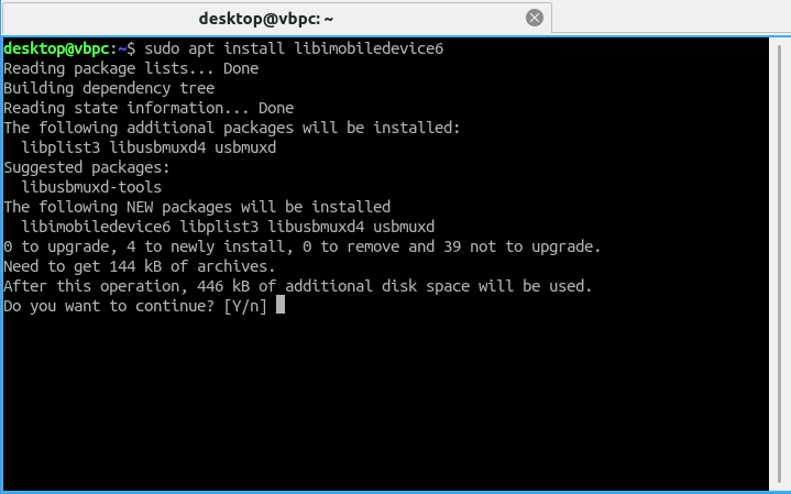 Cómo montar su iPhone como unidad externa en Ubuntu