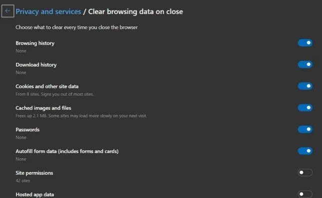 Cómo borrar el caché en Microsoft Edge