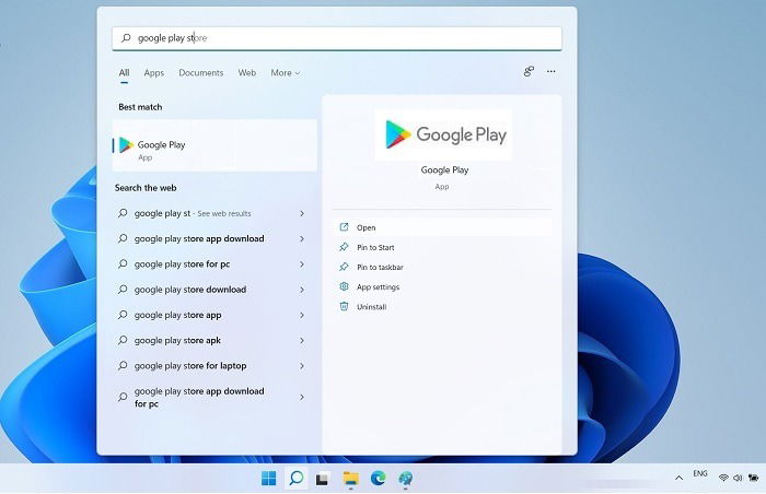 Cómo instalar Google Play Store en Windows 11
