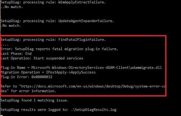Cómo utilizar SetupDiag para solucionar problemas de actualización de ...
