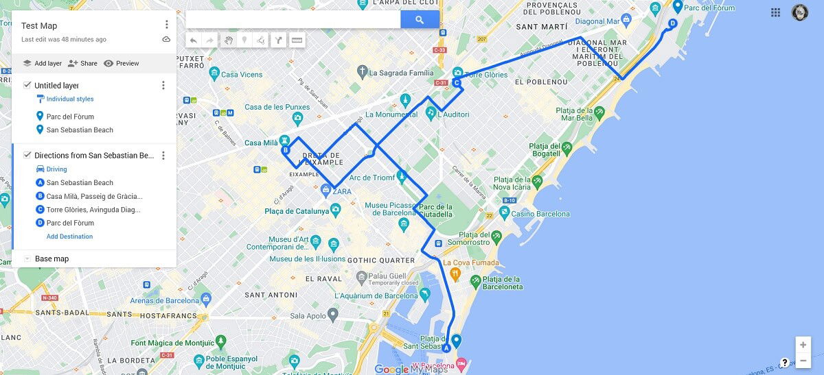 Cómo guardar una ruta en Google Maps - Mundo Geek