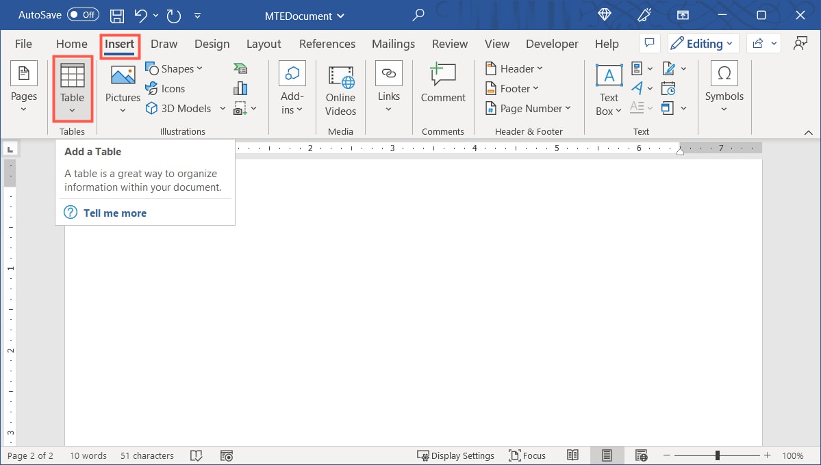 Cómo crear y personalizar tablas en Microsoft Word