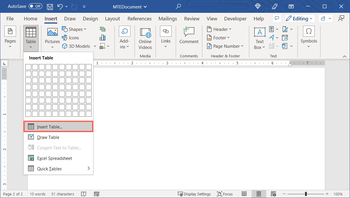 Cómo crear y personalizar tablas en Microsoft Word