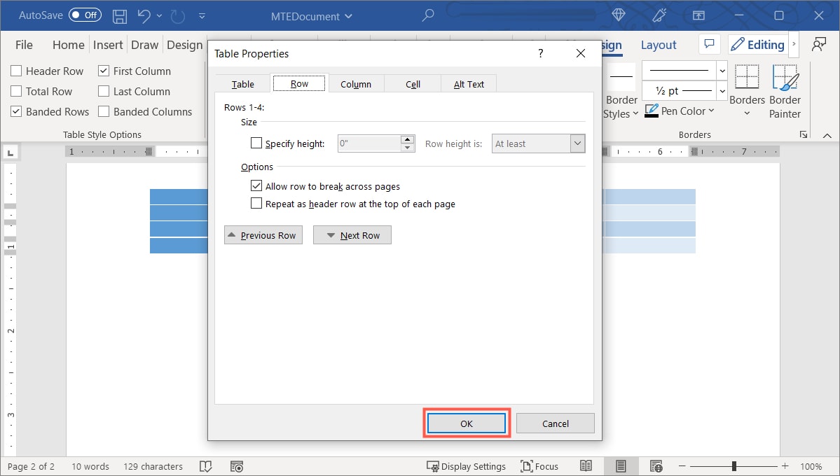 Cómo crear y personalizar tablas en Microsoft Word