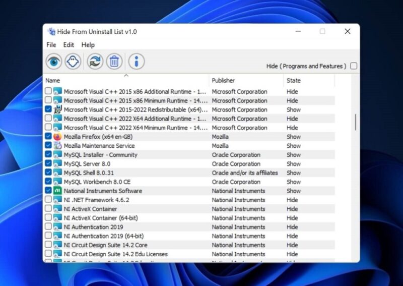 Cómo ocultar aplicaciones en Windows