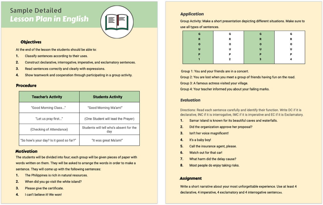 Las 10 mejores plantillas de Google Docs para planes de lecciones rápidos