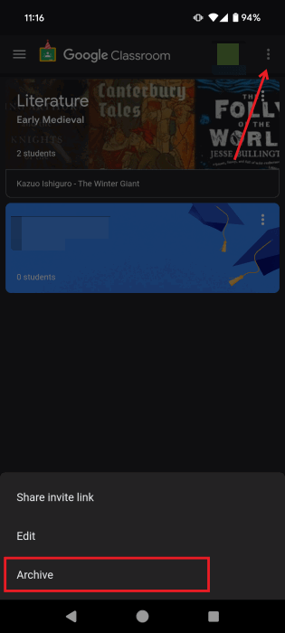 Cómo archivar un Google Classroom (o restaurarlo) - Mundo Geek