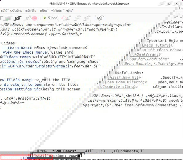 Cómo utilizar Emacs como entorno de escritorio en Linux con EXWM