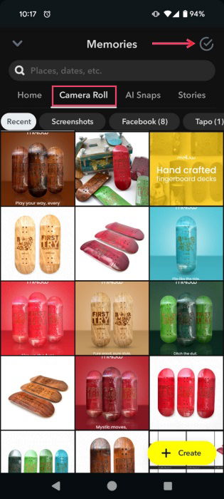 Cómo enviar instantáneas, fotos y videos en vivo desde el rollo de su ...