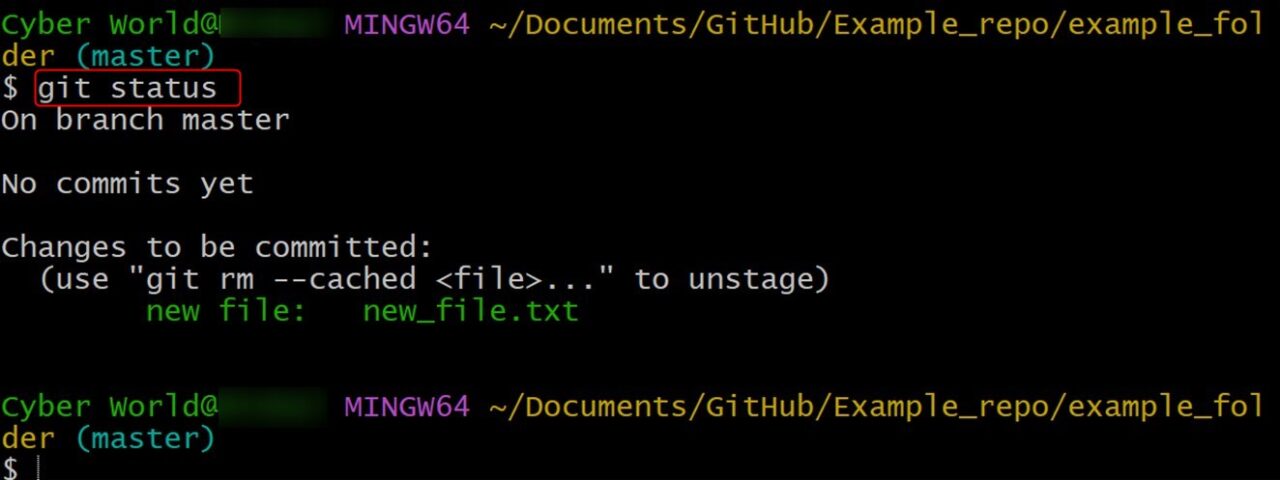 Comando de estado GIT explicado con ejemplos - Mundo Geek