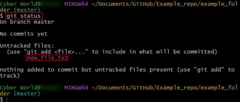 Comando de estado GIT explicado con ejemplos - Mundo Geek