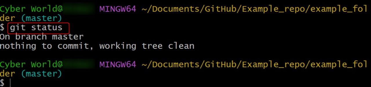 Comando de estado GIT explicado con ejemplos - Mundo Geek