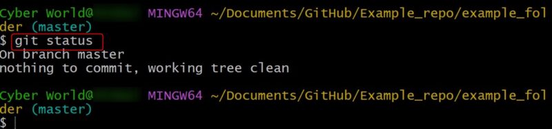 Comando de estado GIT explicado con ejemplos - Mundo Geek