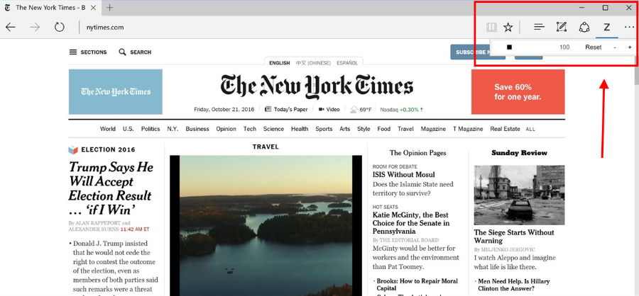 Cómo usar Zoom en Microsoft Edge con esta nueva extensión - Mundo Geek
