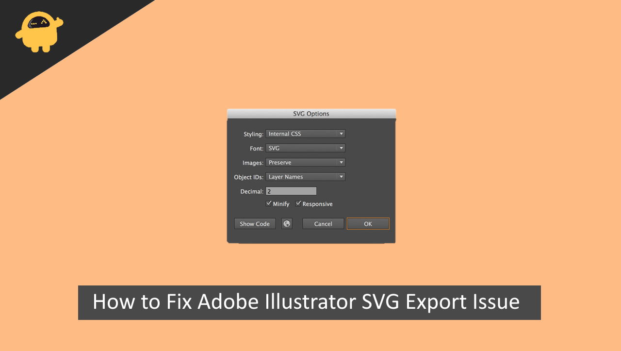 Cómo solucionar el problema de exportación SVG de Adobe Illustrator - Mundo Geek