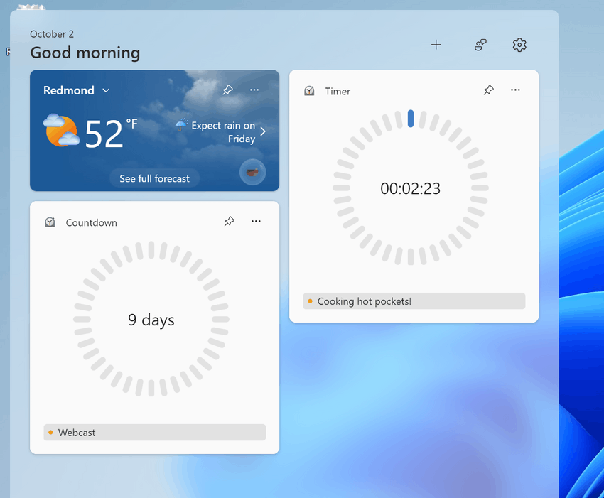 Windows 11 Build 27718 (Canary) presenta oficialmente nuevos widgets ...