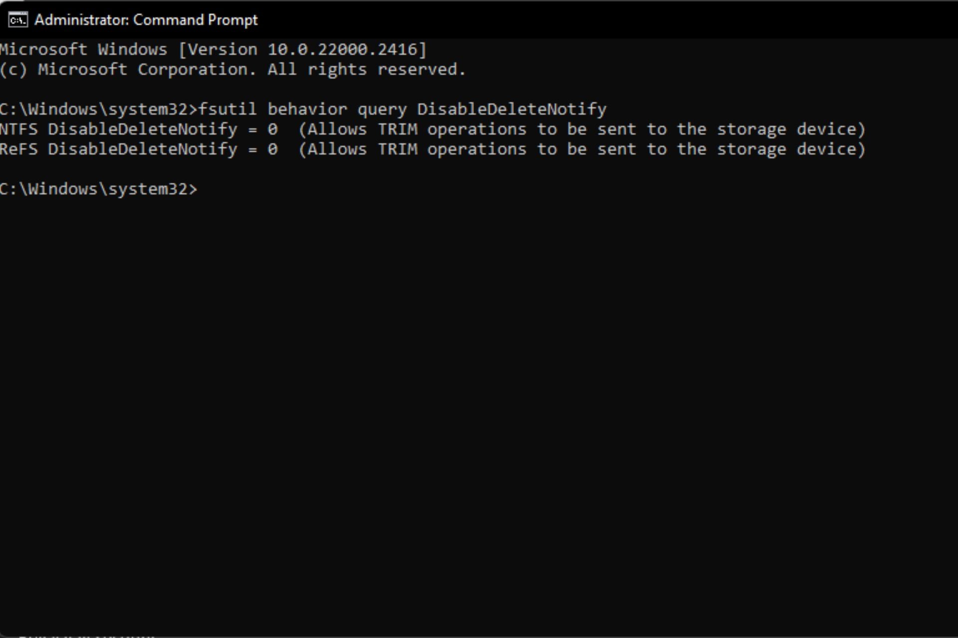 Cómo habilitar o deshabilitar TRIM en Windows 11 - Mundo Geek
