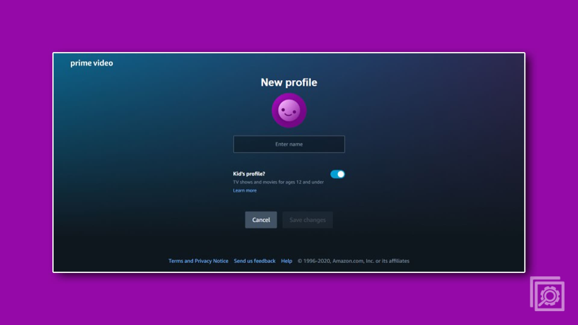 Configuración de perfiles de Amazon Prime Video para niños