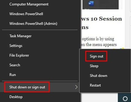 4 formas de cerrar la sesión en Windows 10