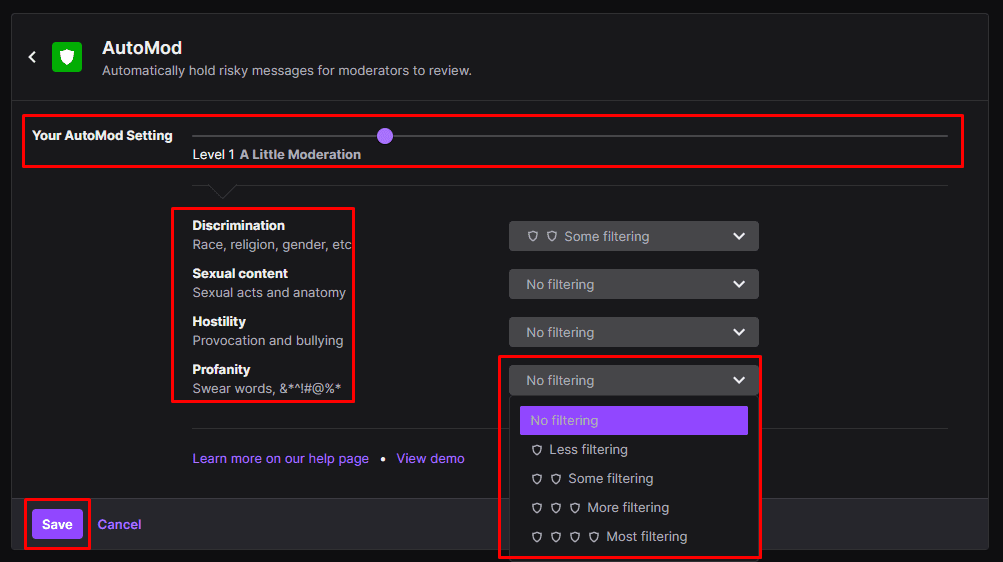 Twitch.tv: cómo configurar automode para su chat de twitch