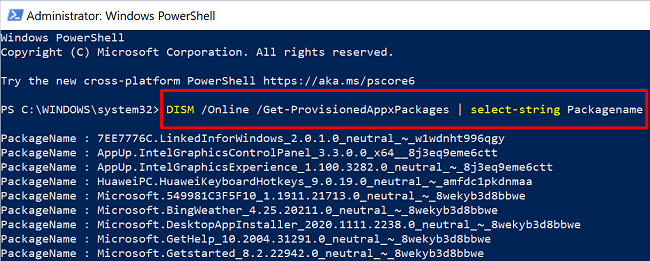 Cómo eliminar el bloatware de Windows 10 con PowerShell