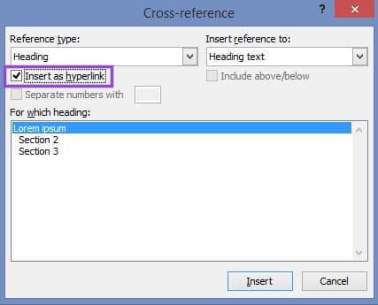 Creación de referencias cruzadas en Word: cómo hacerlo y por qué
