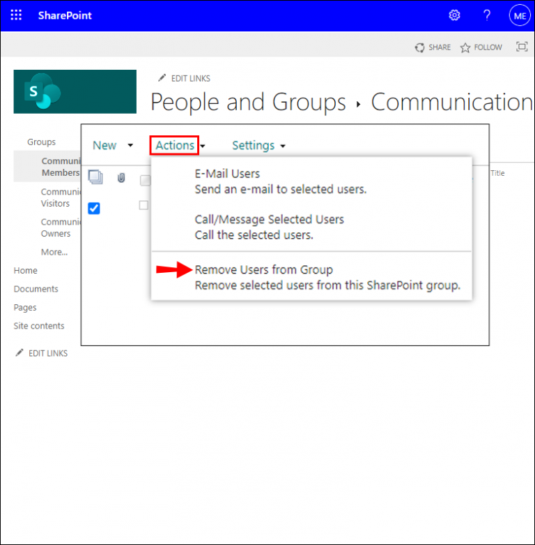 Cómo agregar miembros a un grupo en SharePoint