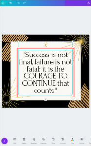 Cómo justificar texto en Canva