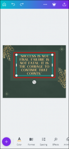 Cómo justificar texto en Canva