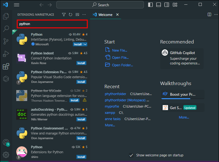 Cómo instalar NumPy en VS Code Cómo instalar NumPy en VS Code