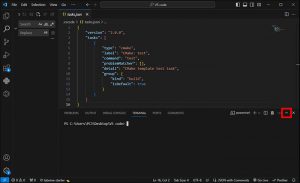 Cómo ejecutar código en la terminal en VS Code